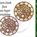 Gears Wall Clock Laser Cut Files, SVG File. Vector File Ai, Cdr, Dxf ...