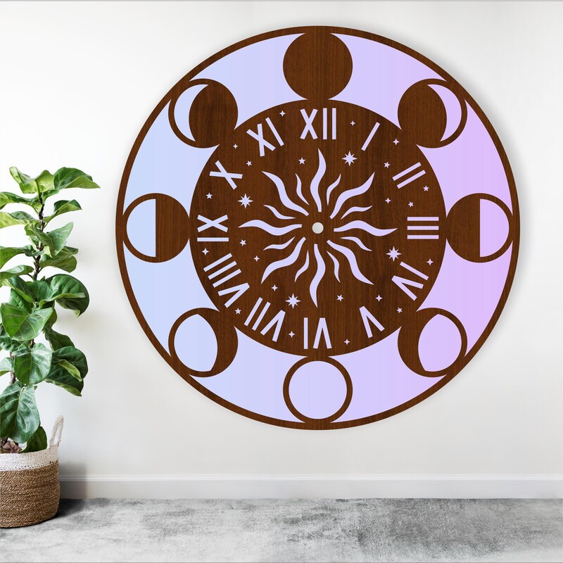 Moon Phase Clock - Etsy