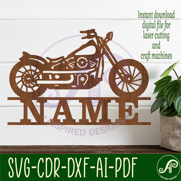Motorcycle Sign - Etsy