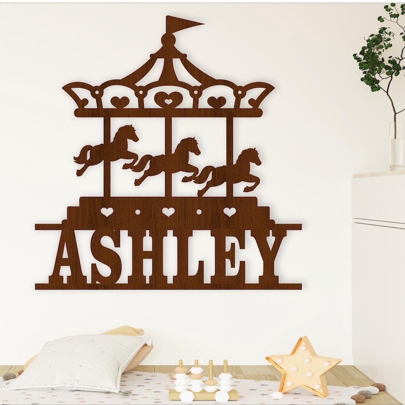 Laser Cut Carousel - Etsy