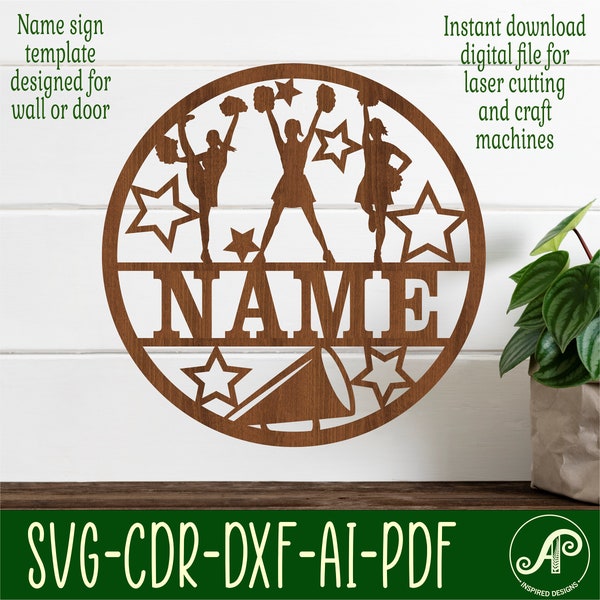 Laser Cut Cheerleading - Etsy