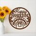 Thanksgiving Centerpiece, Laser Cut File for 3mm Wood, Available in SVG ...