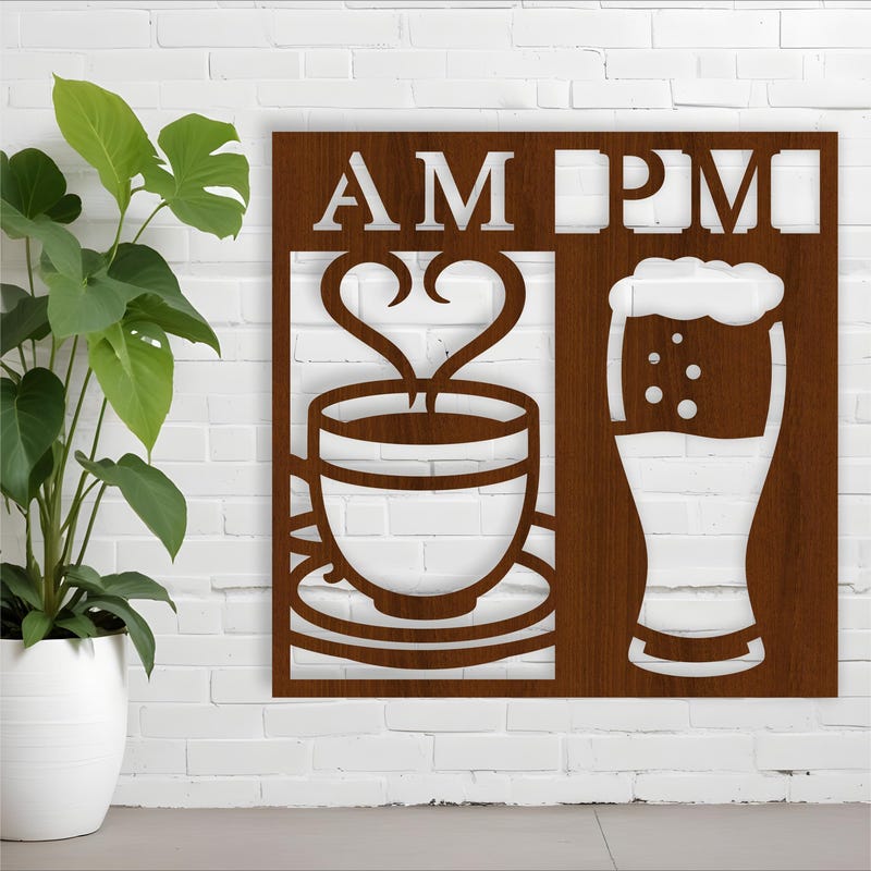 Am Pm Sign - Etsy