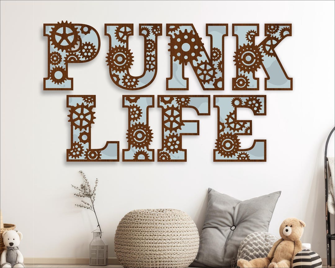 Gears Alphabet Set. 2 Layer Letters. 47 Letter Options SVG Vector File ...