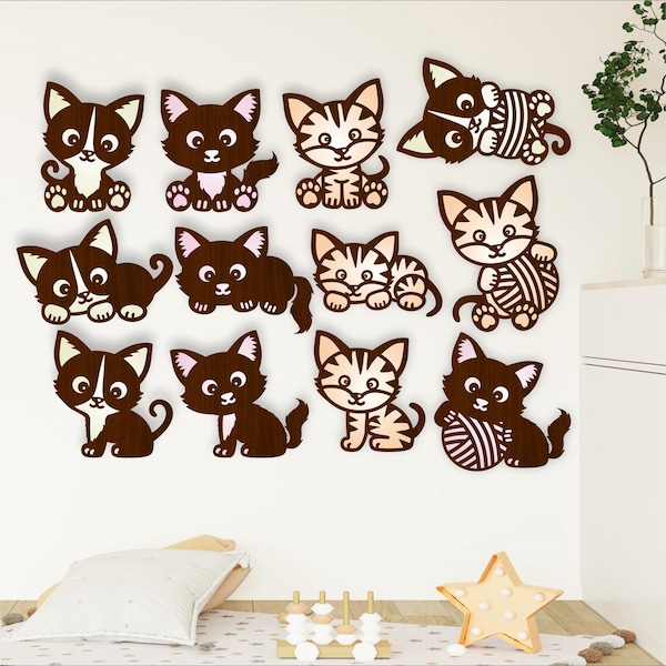 Cat Cut Outs - Etsy