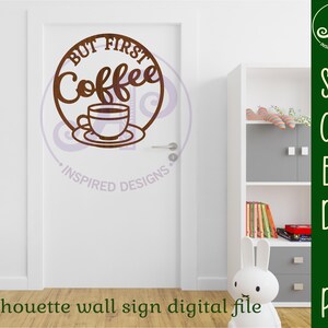 Coffee Laser Cut Wall Sign: Cafe Decor SVG Files (digital Download - Etsy