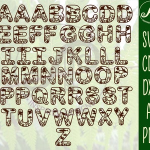Underwater Letter Alphabet Set. 2 Layer Letters. 47 Letter Options SVG ...