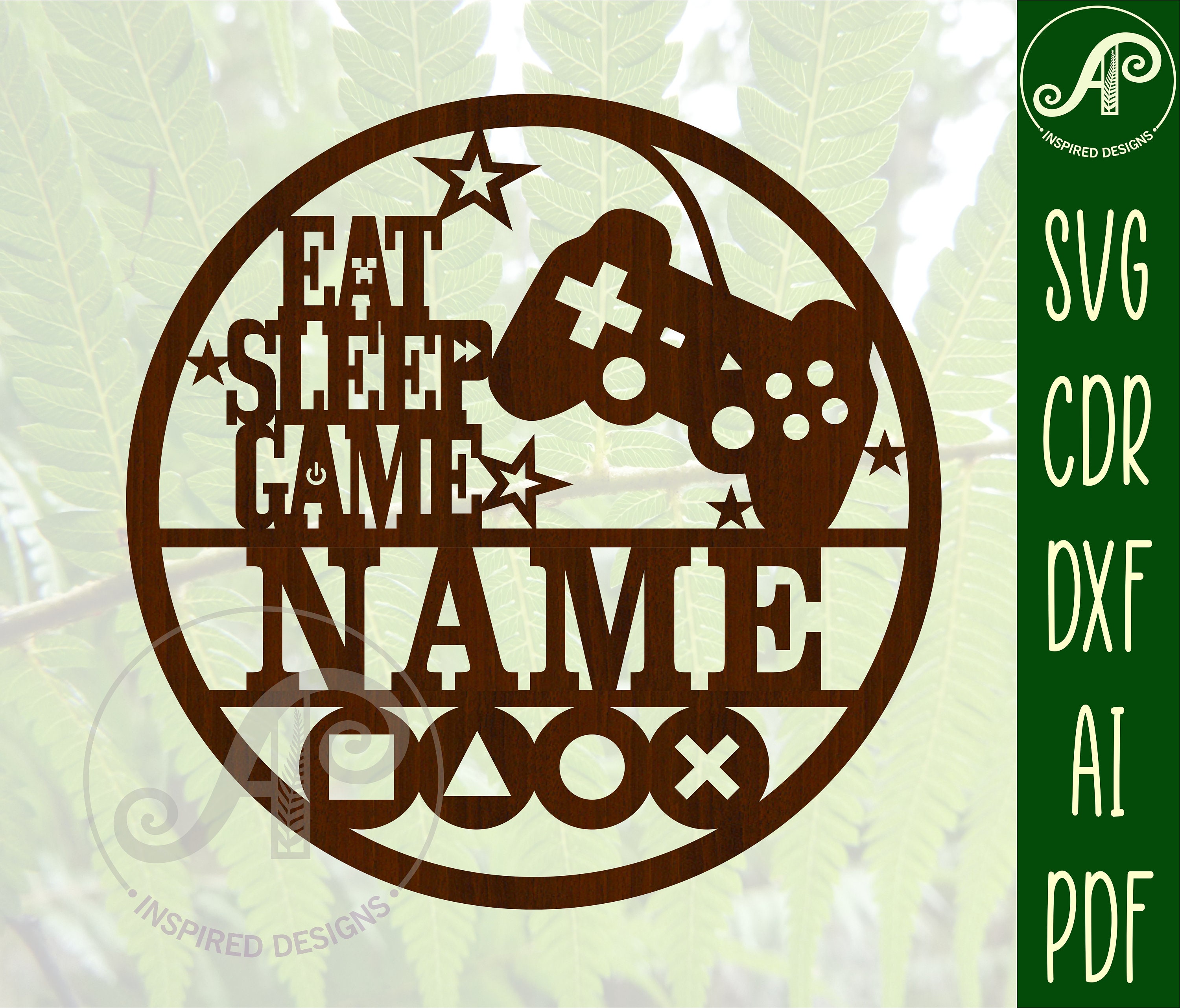 Gamer Name Sign SVG Video Game Themed Door or Wall Hanger - Etsy