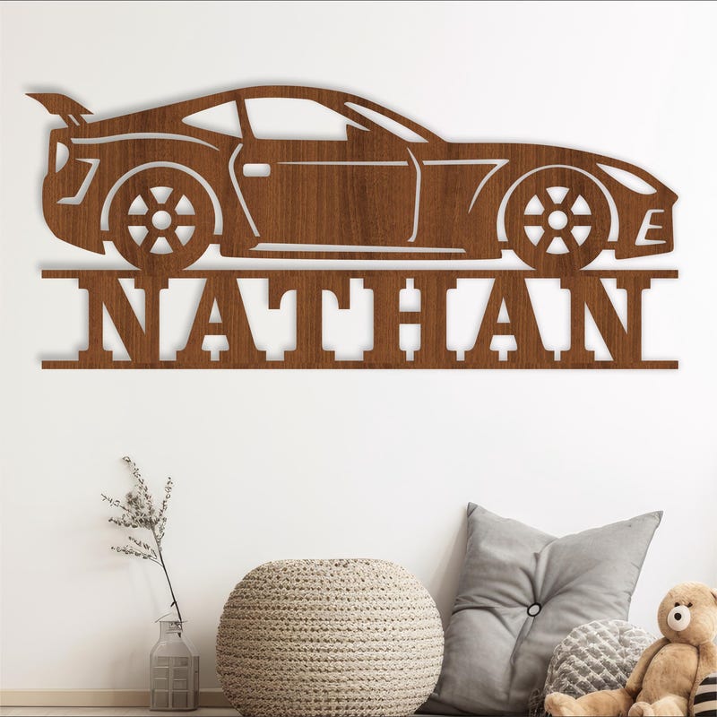 Name Puzzles Race Cars - Etsy