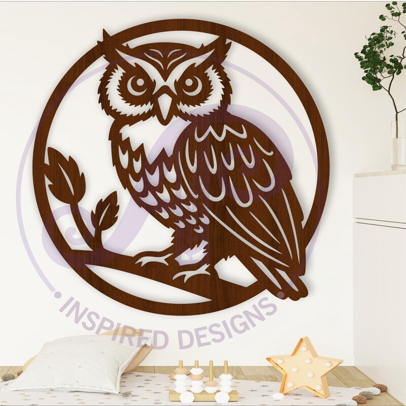Owl Laser Template - Etsy