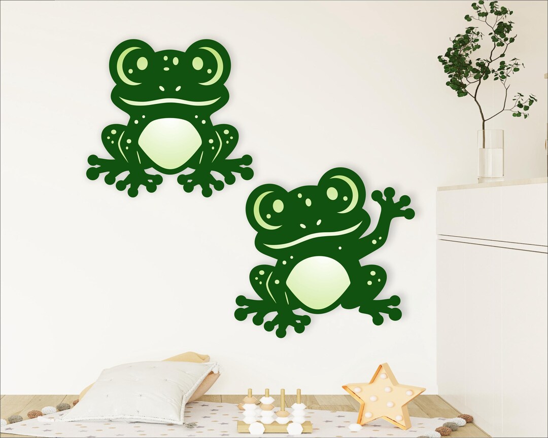 Frog Cut Out: Layered SVG Laser Cut File (digital Download) - Etsy