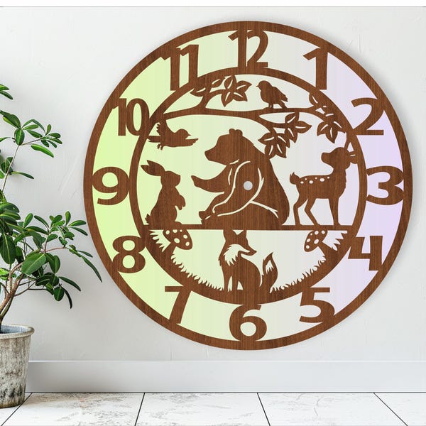 Animal Clocks - Etsy UK