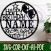 Happy Birthday Name Sign Laser Cut Personalized Template (digital ...