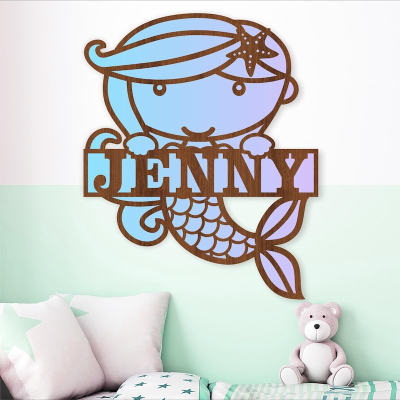 Library Sign Mermaid - Etsy