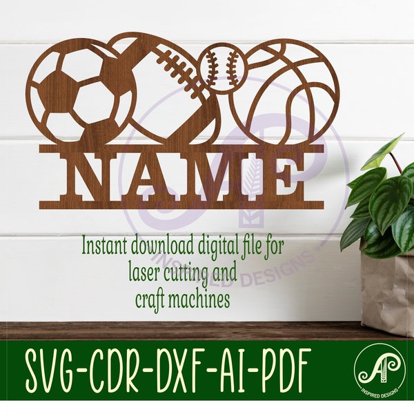 Sports Balls Svg - Etsy