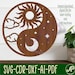 Yin Yang Wall Art, SVG File. Vector File Ai, Cdr, Dxf Instant Download ...