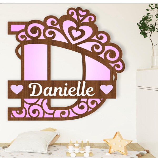 Crown Monogram - Etsy