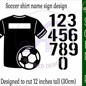 Soccer Shirt Name Sign - Laser Cut Sport Theme Personalized Wall Art ...