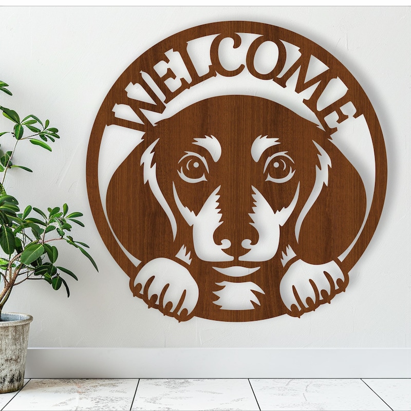 Dog Welcome Sign - Etsy UK