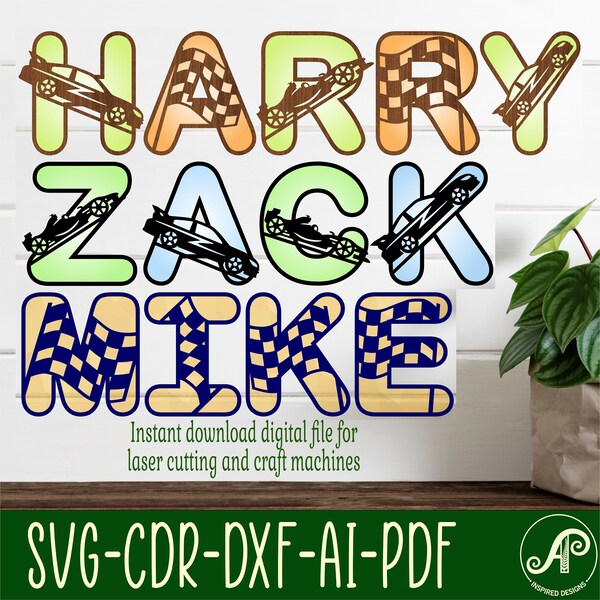 Car Letters Svg - Etsy