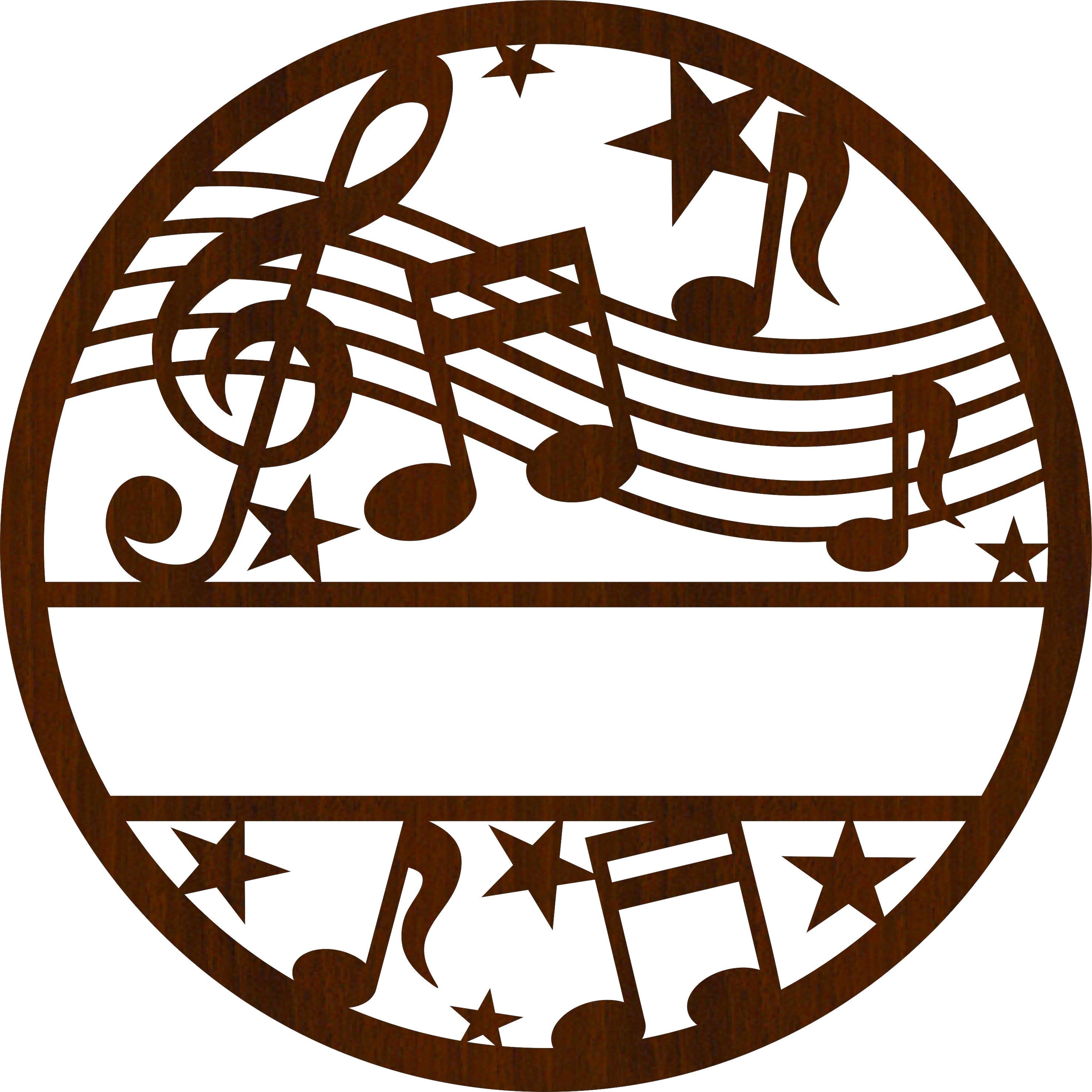 Music Name Sign SVG Musical and Star Theme Door or Wall - Etsy Australia