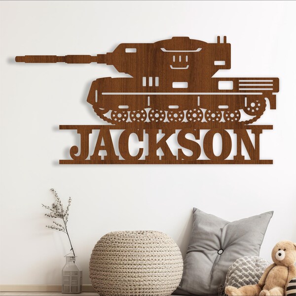 Laser Cut Tank Sign - Etsy