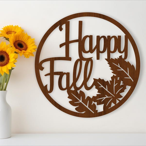Happy Fall Sign - Etsy