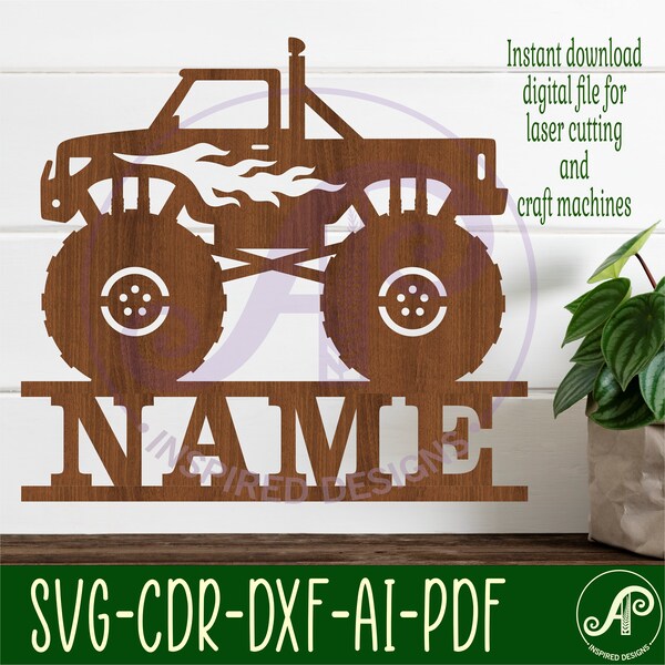 Laser Cut Truck Template - Etsy