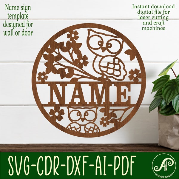 Owl Door Hanger - Etsy