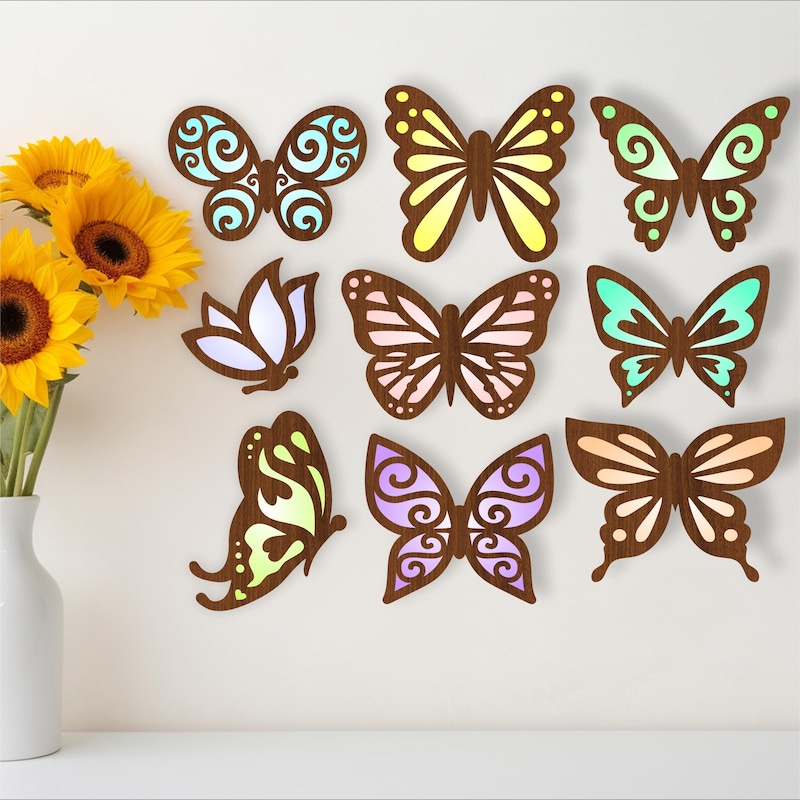 Butterfly Shape Svg - Etsy