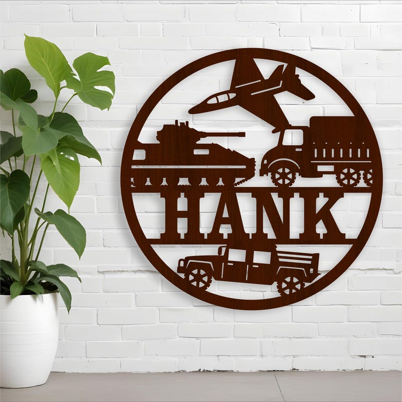 Laser Cut Army Signs - Etsy