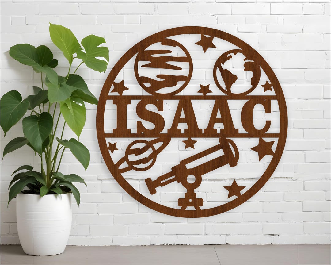 Astronomy Name Sign SVG: Space Theme Laser Cut File (digital Download ...