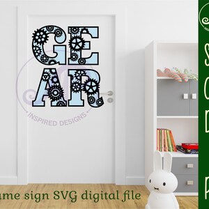 Gears Alphabet Set. 2 Layer Letters. 47 Letter Options SVG Vector File ...