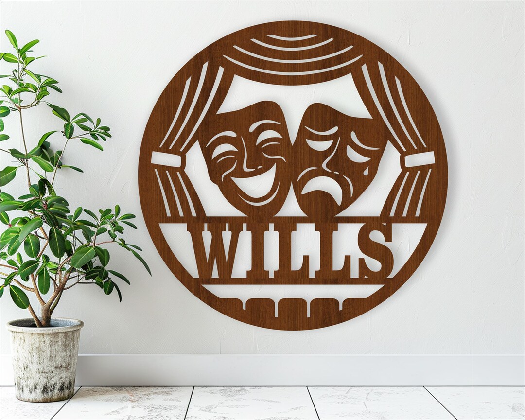 Performing Arts Theme Name Sign, SVG, Theatre or Theater Theme Sign ...