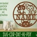 Cute Cats Name Sign, SVG, Animal Themed Door or Wall Hanger, Laser Cut ...
