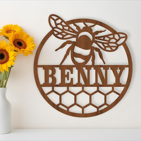 Bee Door Sign - Etsy