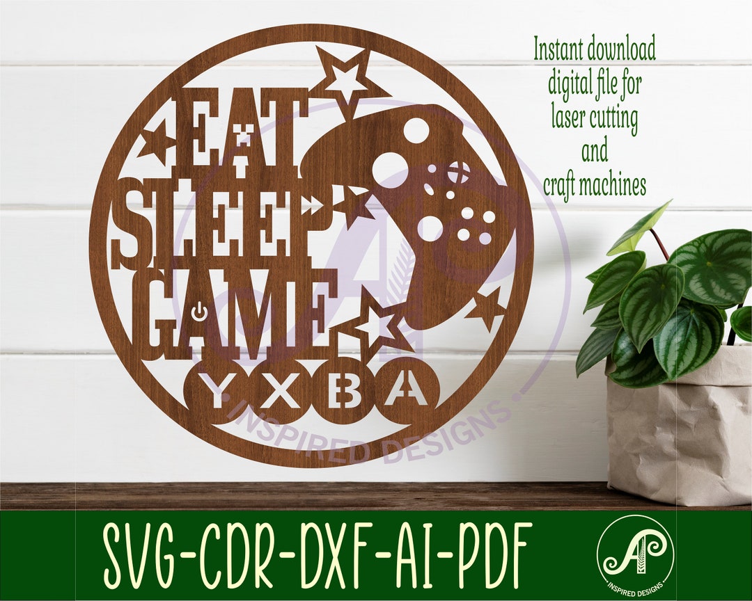 Gamer X Sign, SVG File. Vector File Ai, Cdr, Dxf Instant Download ...