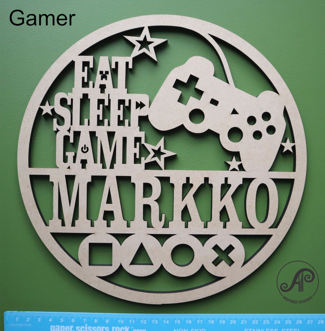 Gamer Name Sign SVG Video Game Themed Door or Wall Hanger - Etsy