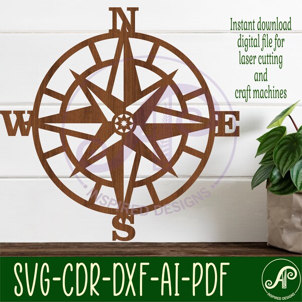 Compass Wall Art - Etsy