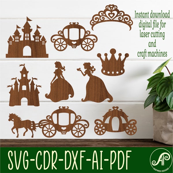 Princess Cut Out - Etsy