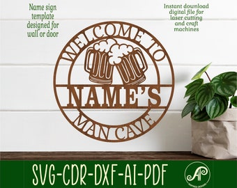 Classic TAVERN Sign Art TAVERN SVG Dxf Eps Tavern Sign Cut File ...
