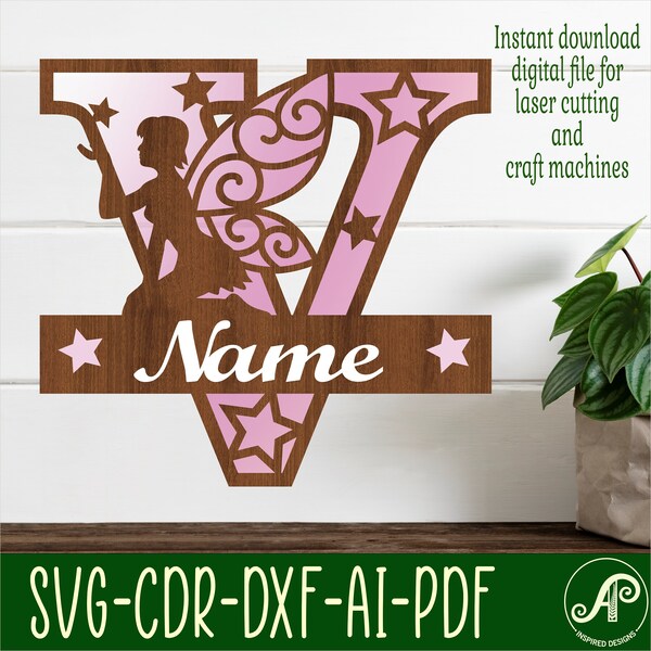 Fairy Monogram - Etsy