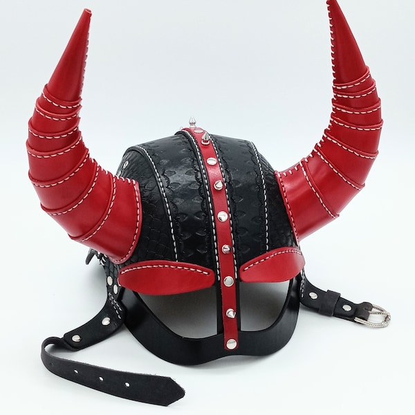 Mens Red Knight Helmet - Etsy