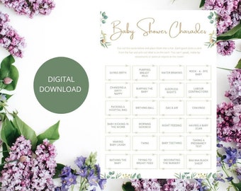 Charades Game Cards - Etsy