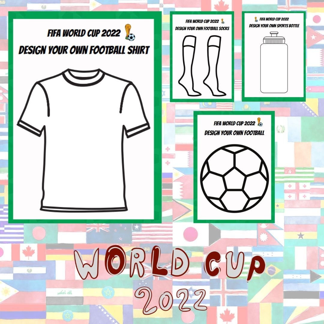 FIFA Football World Cup 2022 Design Your Own.... Shirt Ball - Etsy