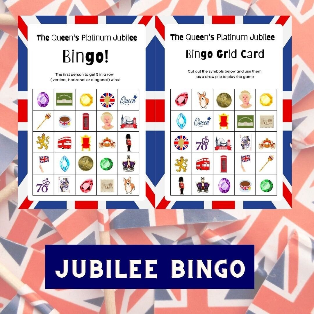 Printable Jubilee Bingo Cards at Ronald True blog