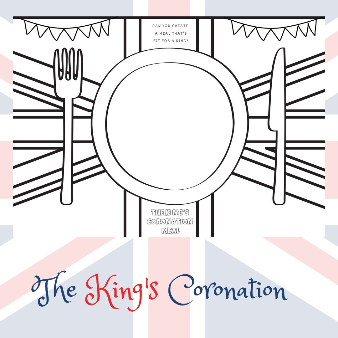 King Charle's Lll Coronation A4 Kid's Activity Sheet / - Etsy UK