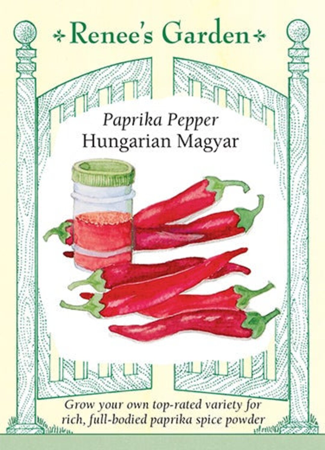 Hungarian Magyar Paprika Pepper - Seed Packet - Etsy