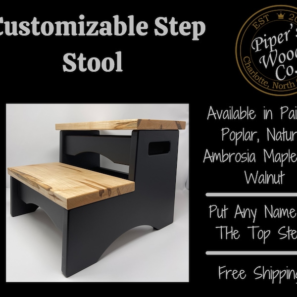 Two Step Stool - Etsy