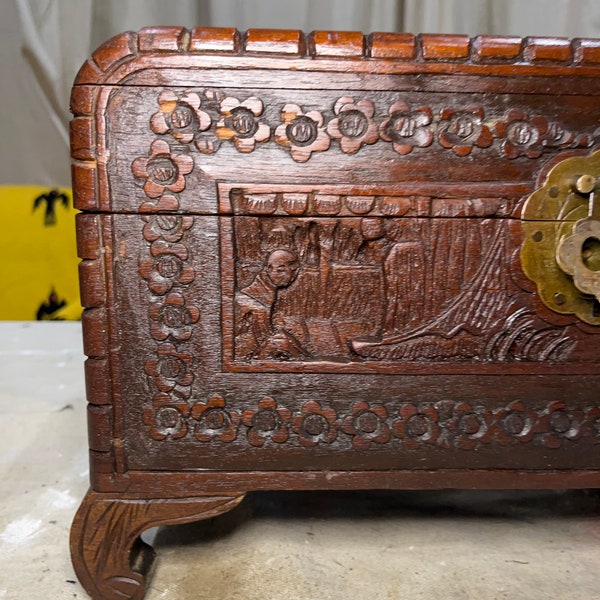 Carved Chest - Etsy